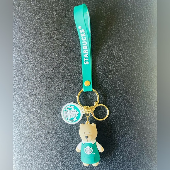 Starbucks | Accessories | New Starbucks Bagkey Charm Black Or Green ...